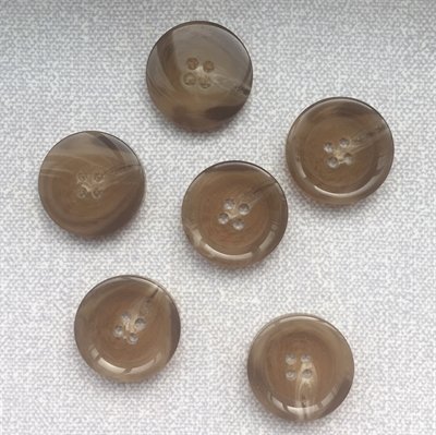 Knap i hornlook, 22 mm